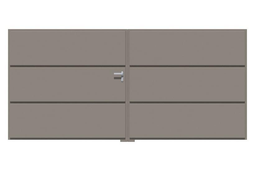 Portail aluminium design Estran